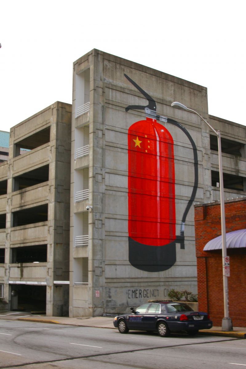 On the Grid : Escif Mural