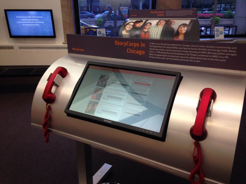 On the Grid : StoryCorps Story Booth