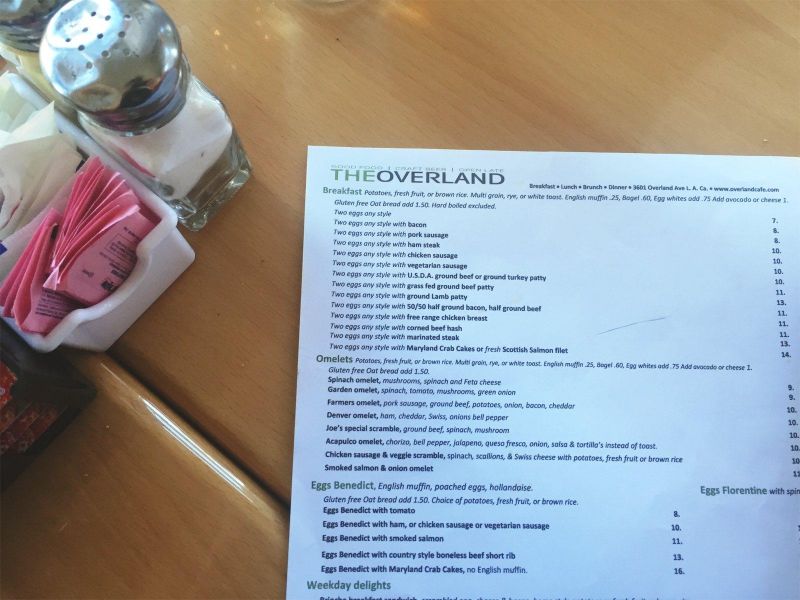 On the Grid : The Overland Cafe