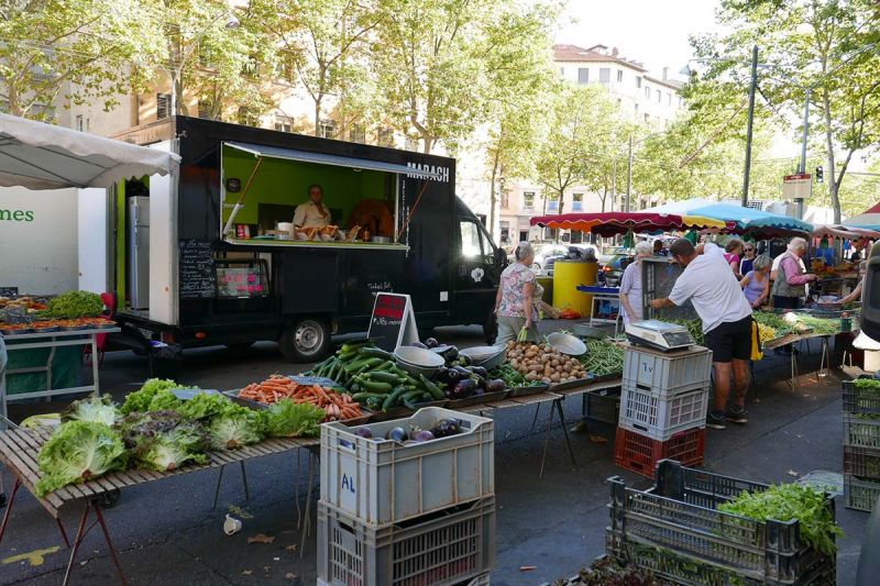On the Grid : Marché de la Croix-Rousse